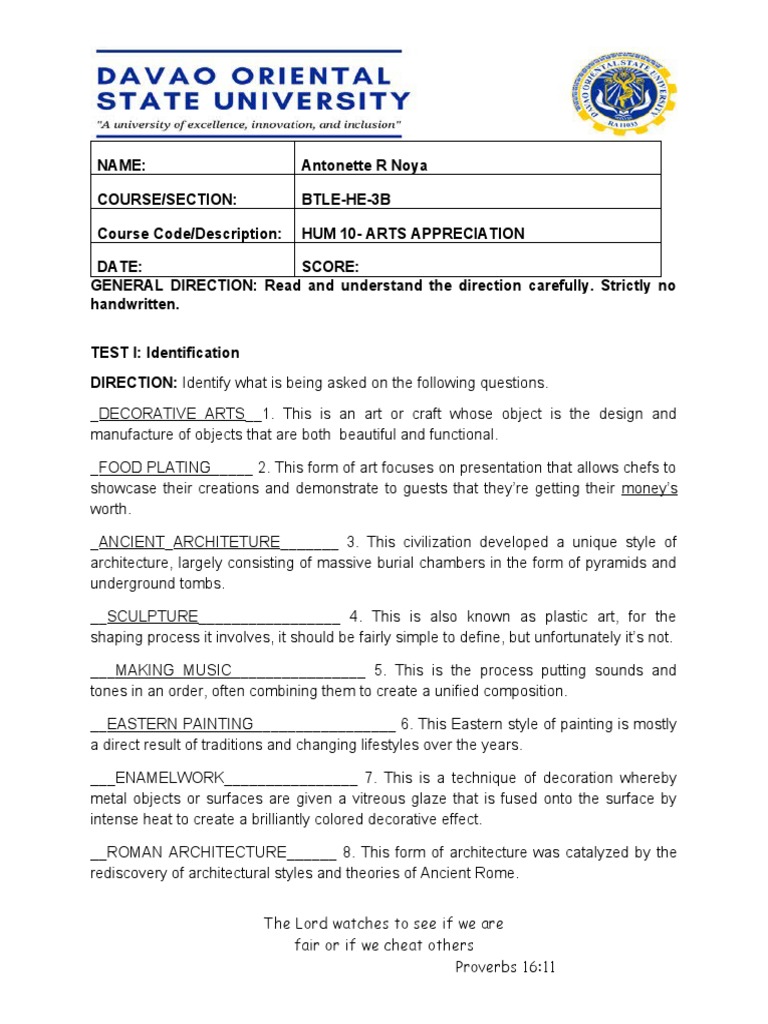 Understanding Art Through Appreciation | PDF | Paintings | Fine Art