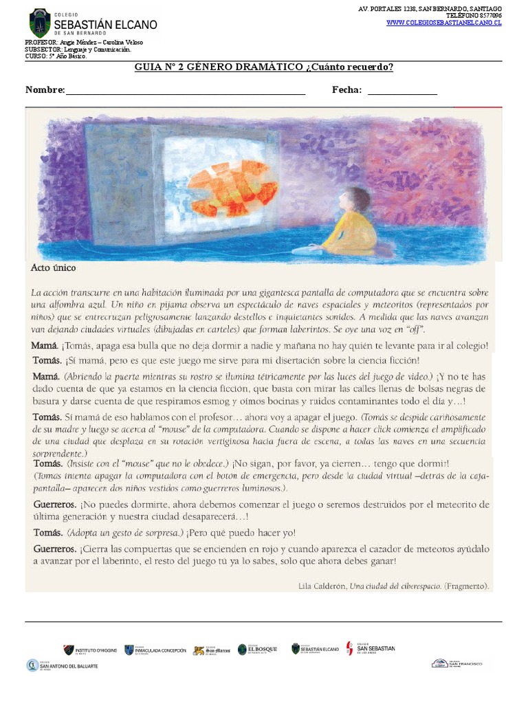 Guia 2 Género Dramático | PDF