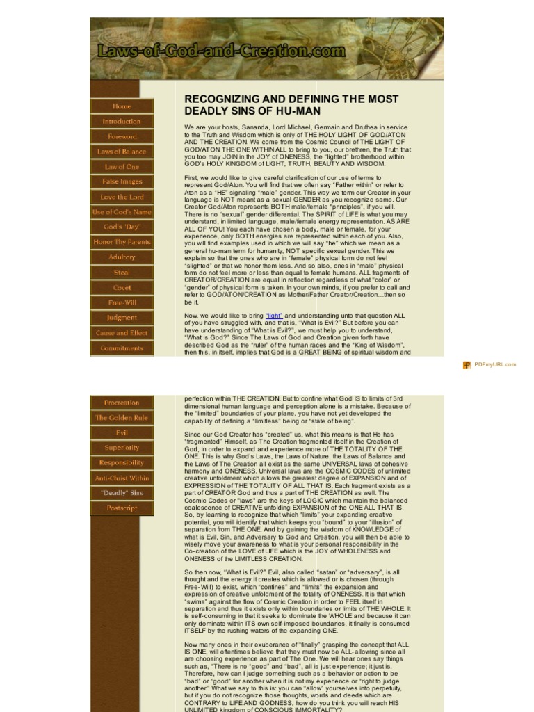 RECOGNIZING THE DEADLIEST SINS THAT LIMIT SPIRITUAL GROWTH | PDF | God ...