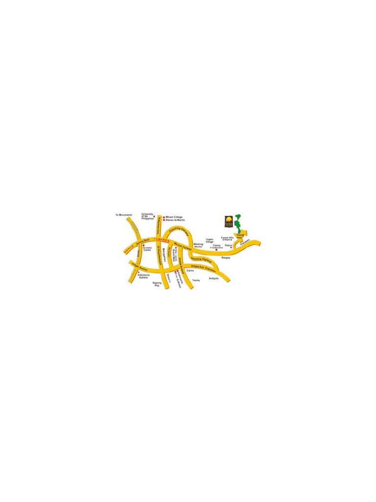 Sun Valley Antipolo Vicinity Map | PDF