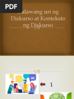 Pagkakaiba NG Pasalita at Pasulat Na Diskurso | PDF