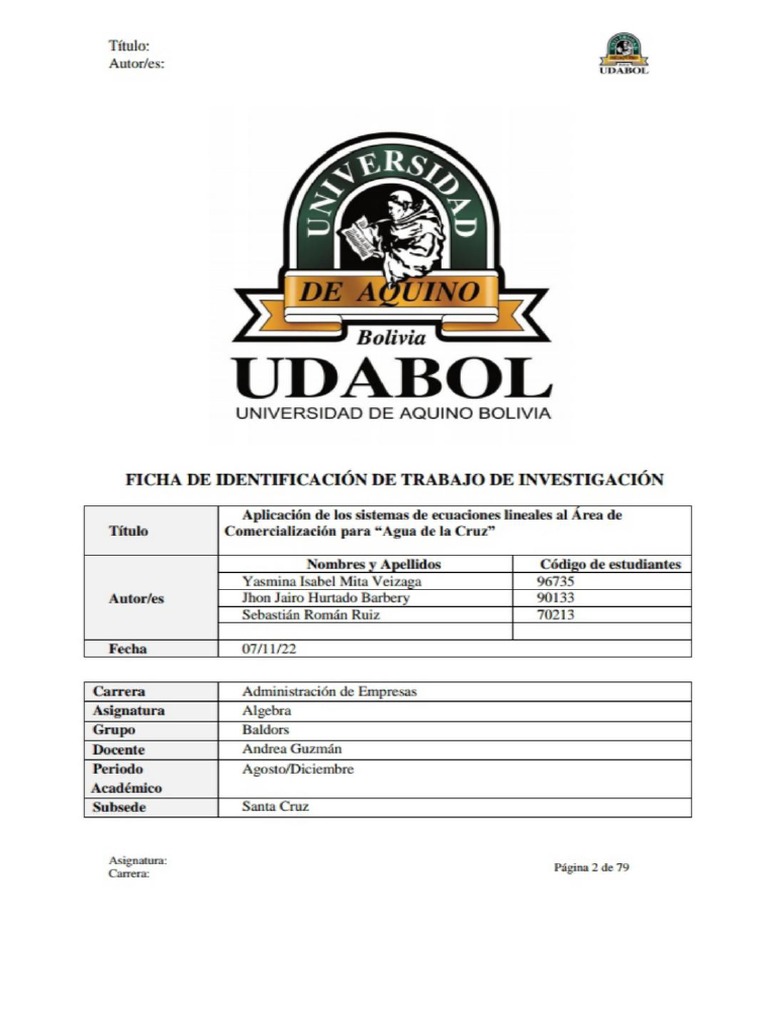 Informe Final PDF | PDF