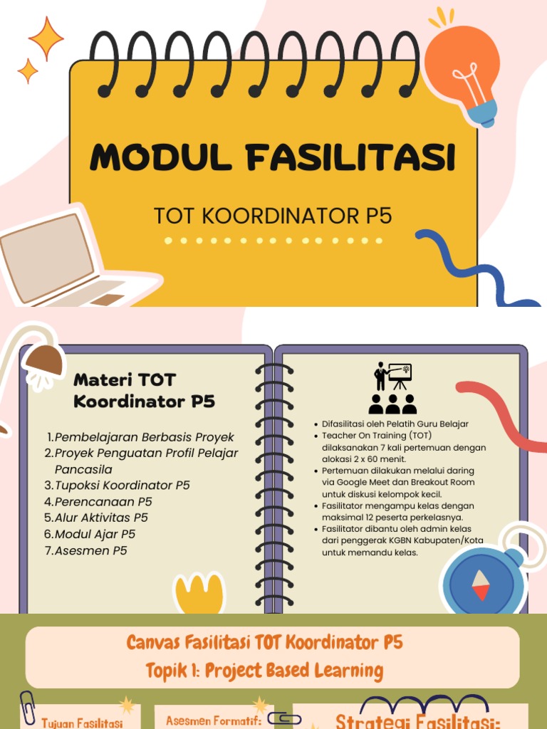 Modul Fasilitasi TOT Koordinator P5 | PDF