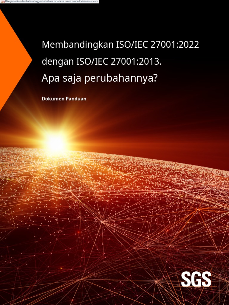 SGS KN ISO 27001 2013 2022 Guidance Doc EN - En.id | PDF