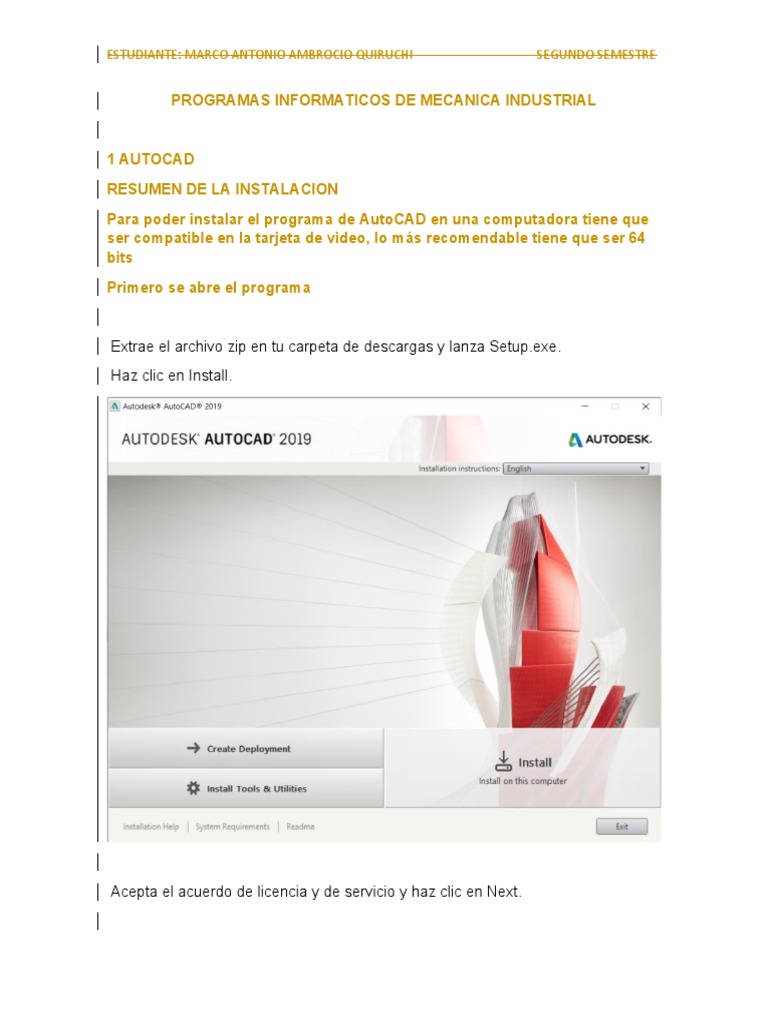 Guía Instalación Programas Mecánica | PDF | Ventana (informática ...