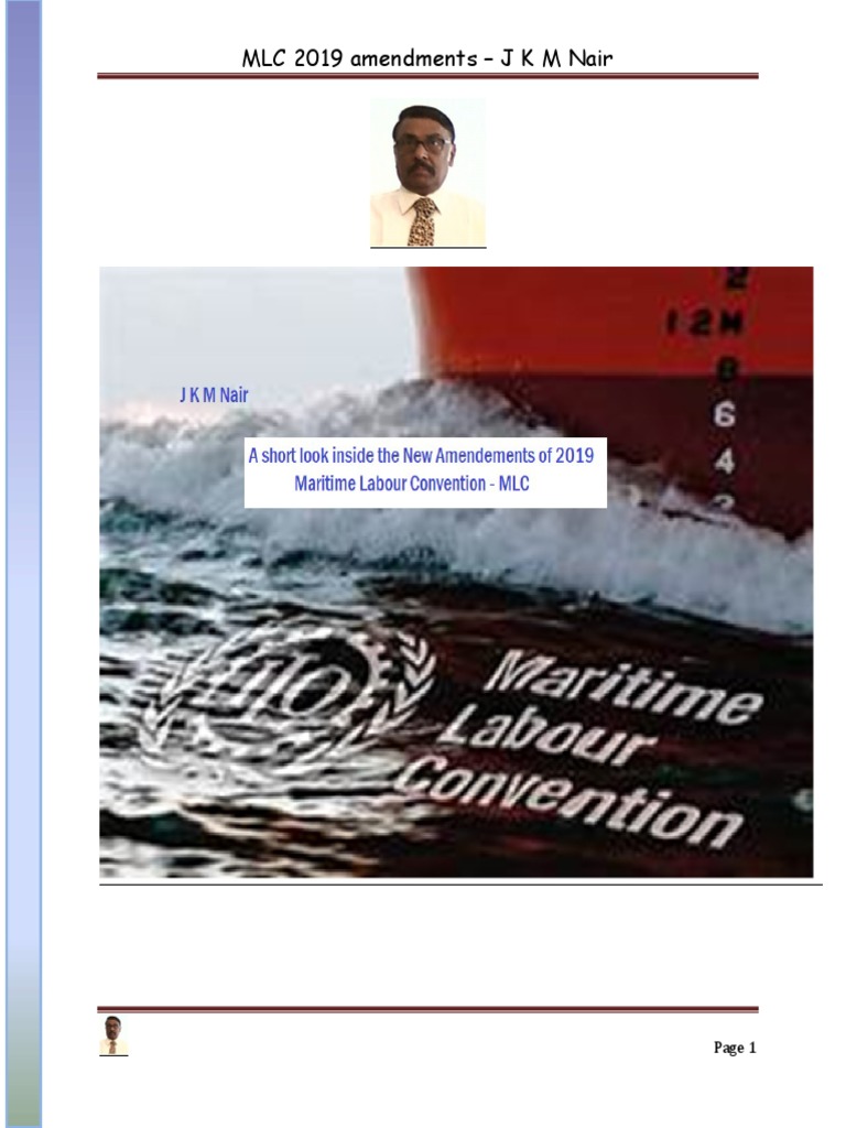 Maritime Labour Convention 2006 2019 Sho PDF | Download Free PDF ...