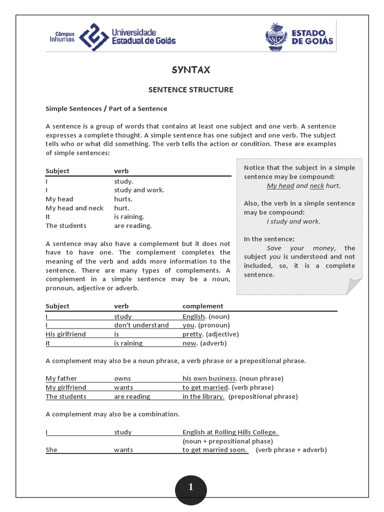 Academic Writing Syntax | Download Free PDF | Verb | Preposition And ...