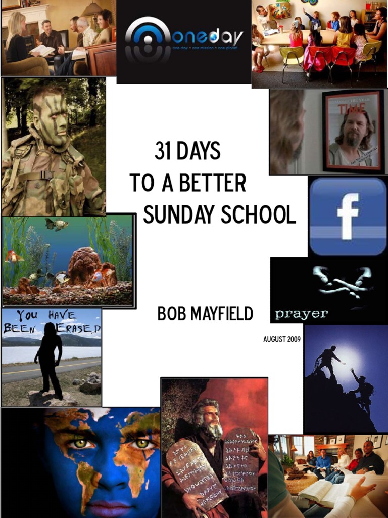 31 Days To A Better Sunday School August | PDF | Jesus | Prayer