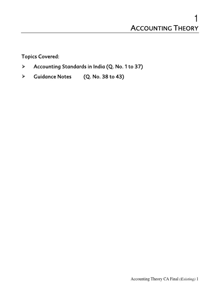 Accounting Theory Pdf Pdf Income Statement Revenue