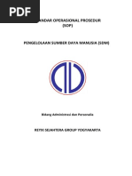 4 Contoh SOP HRD SDM PERSONALIA Dan Cara Mudah Membuatnya | PDF