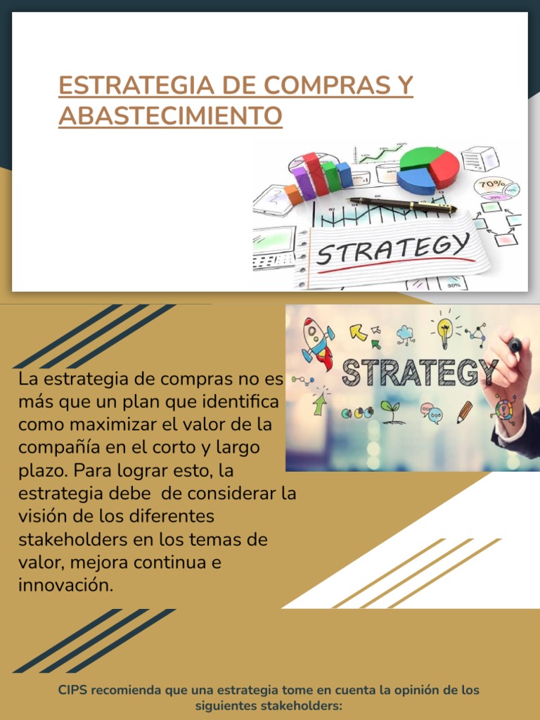 Estrategia de Compras Y Abastecimiento | PDF | Presupuesto | Business