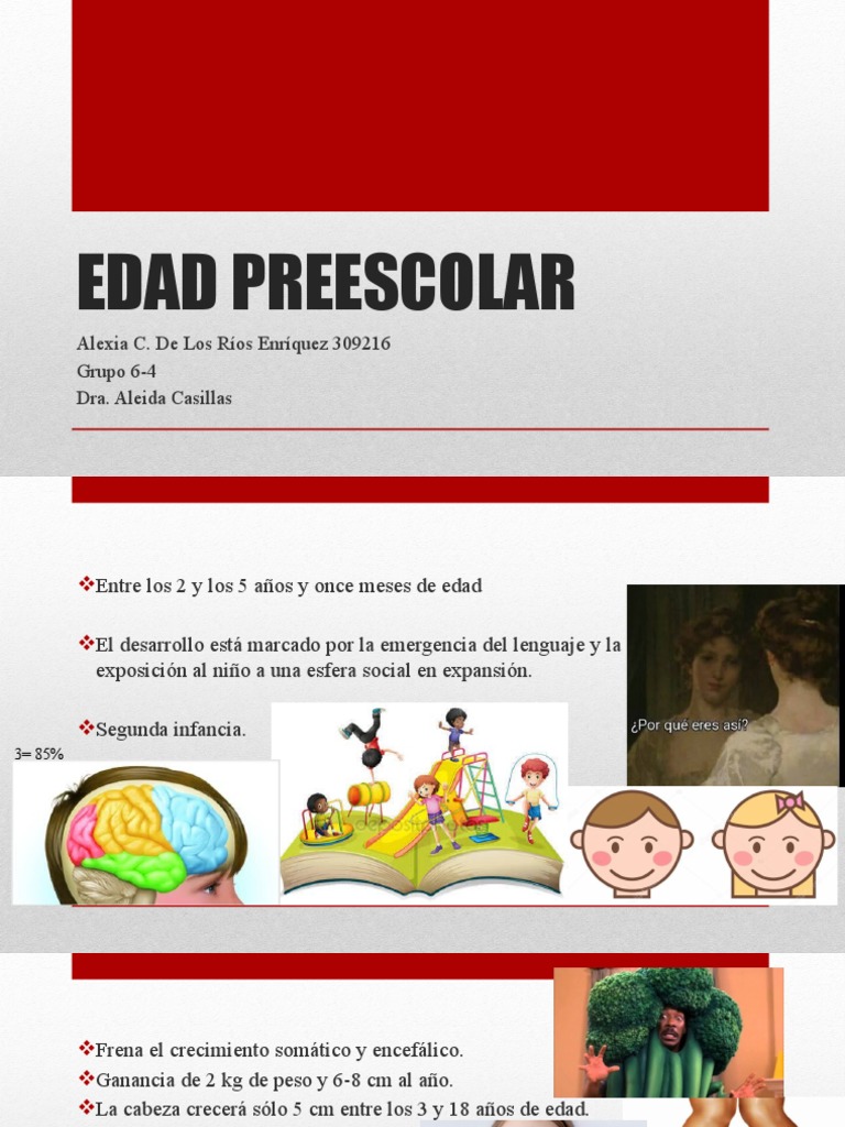 Preescolar - Pediatria | PDF | Educación de la primera infancia ...
