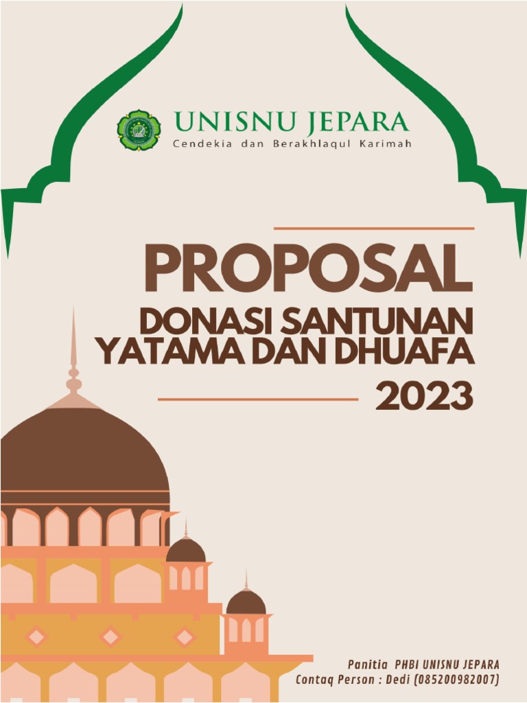 Proposal Donasi Yatama-Dhuafa 2023 | PDF