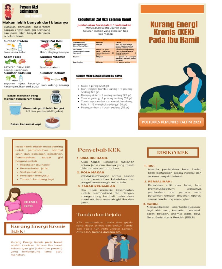 Leaftlet Kek Bumil | PDF