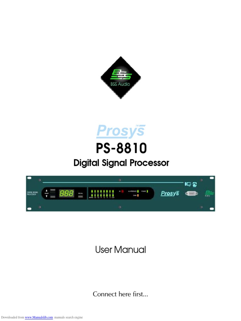Prosys ps8810 User Manual PDF | PDF | Input/Output | Ac Power Plugs And Sockets