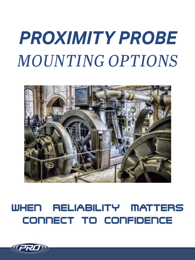 Proximity Probe Mounting Options | PDF | Bearing (Mechanical ...