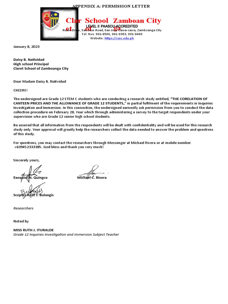 Letter-to-the-respondents.docx | PDF