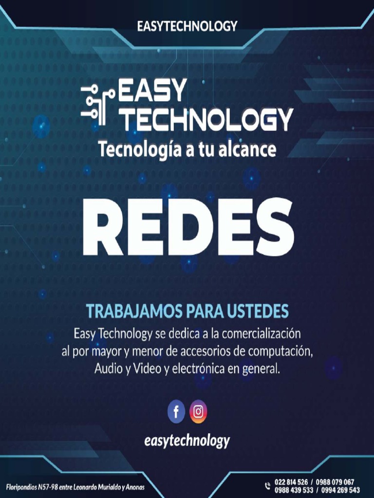 Catalogo Easy Technology Redes y Fibra Optica v22.11.29 | PDF