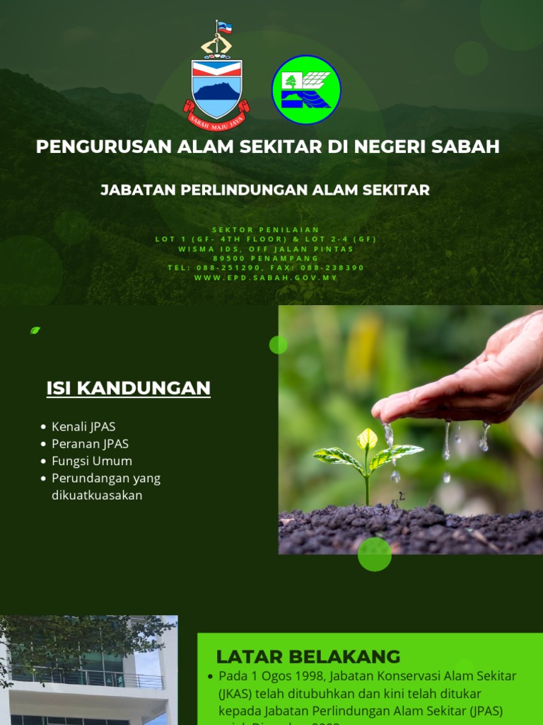 Pengurusan Alam Sekitar Sabah | PDF