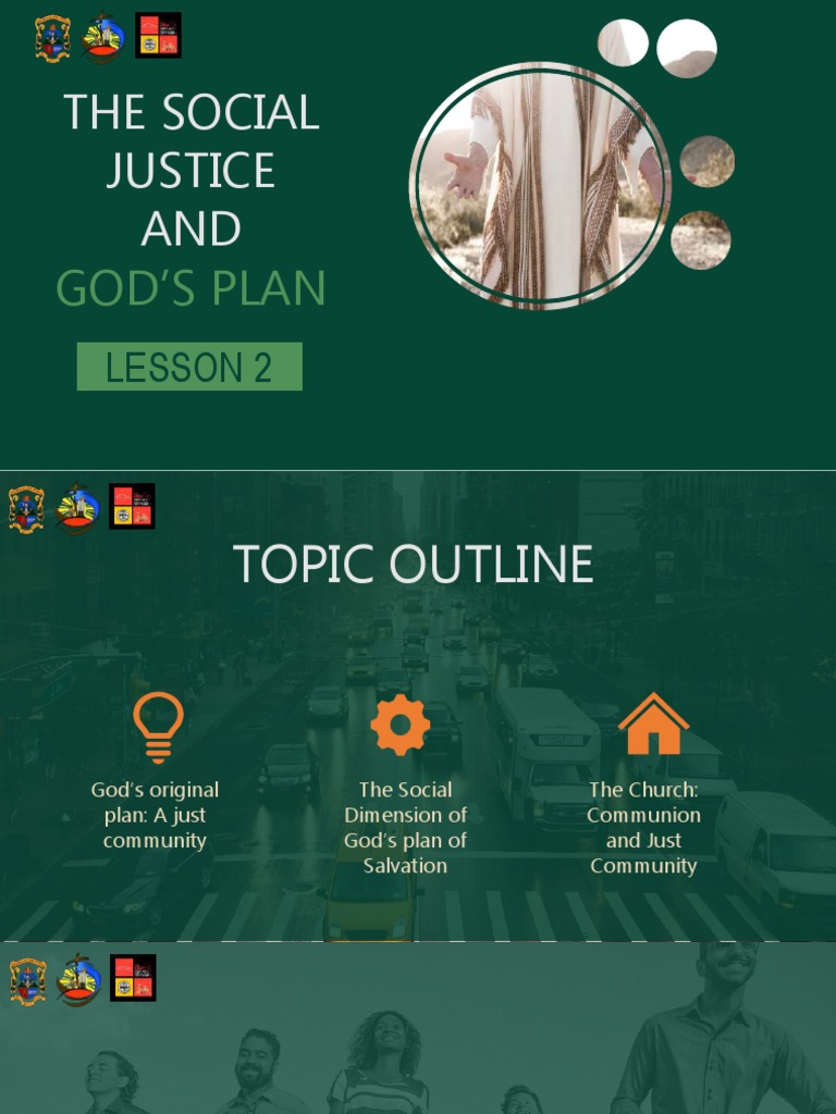 Lesson 2A The Social Justice and Gods Plan 1 PDF | PDF | Catholic ...