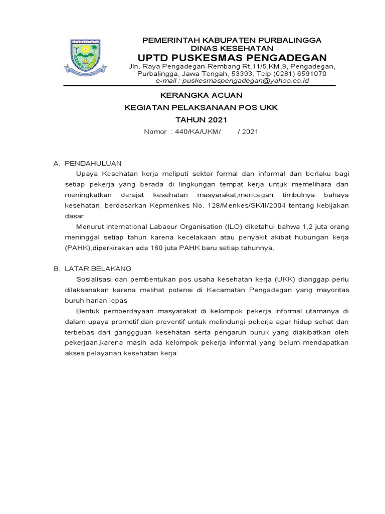 Kak Pos Ukk 2021 | PDF