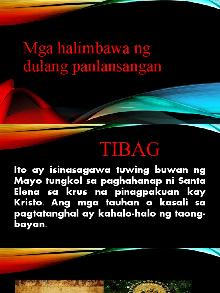Ang Dula at Ang Dulang Panlansangan | PDF