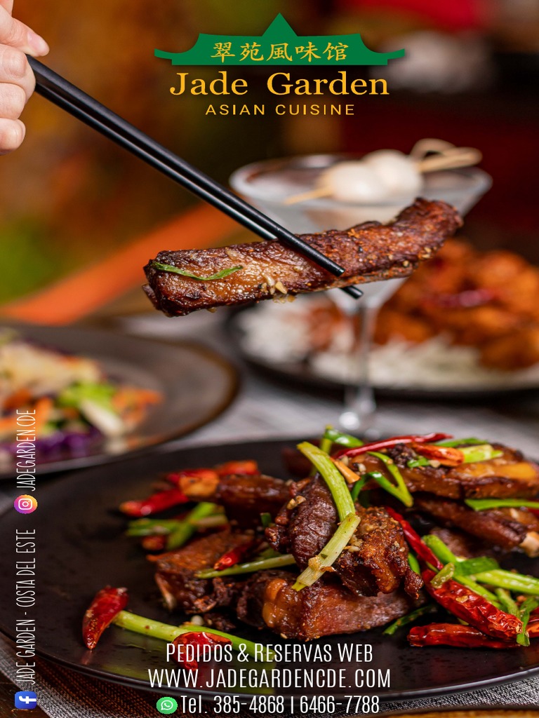 Menu Jade Garden-1 PDF | PDF | Cocina coreana | Mariscos