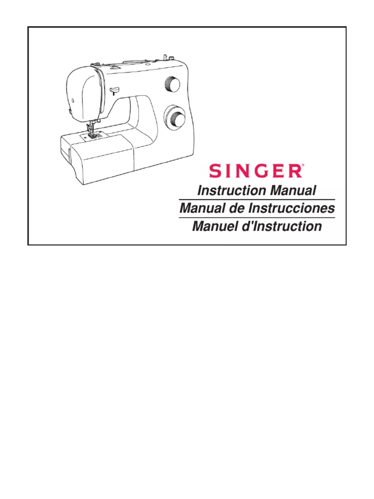Manual de Usuario Singer Tradition 2250 (Español - 122 Páginas) | PDF