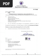 Philippine Holidays 2026 Proclamation | PDF