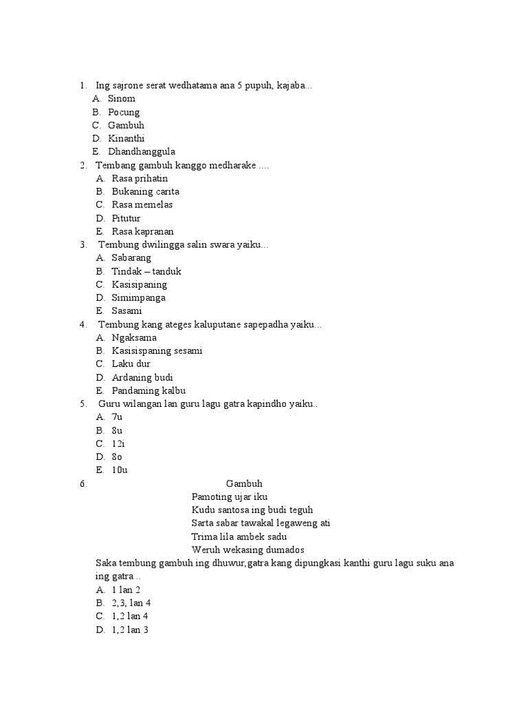 Bahasa Jawa | PDF
