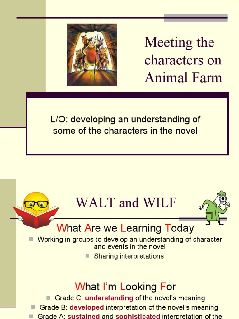 Understanding Characters in Animal Farm | PDF