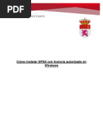 Manual de Instalación de SPSS V26 | PDF | Cocina, comidas y vino | Informática