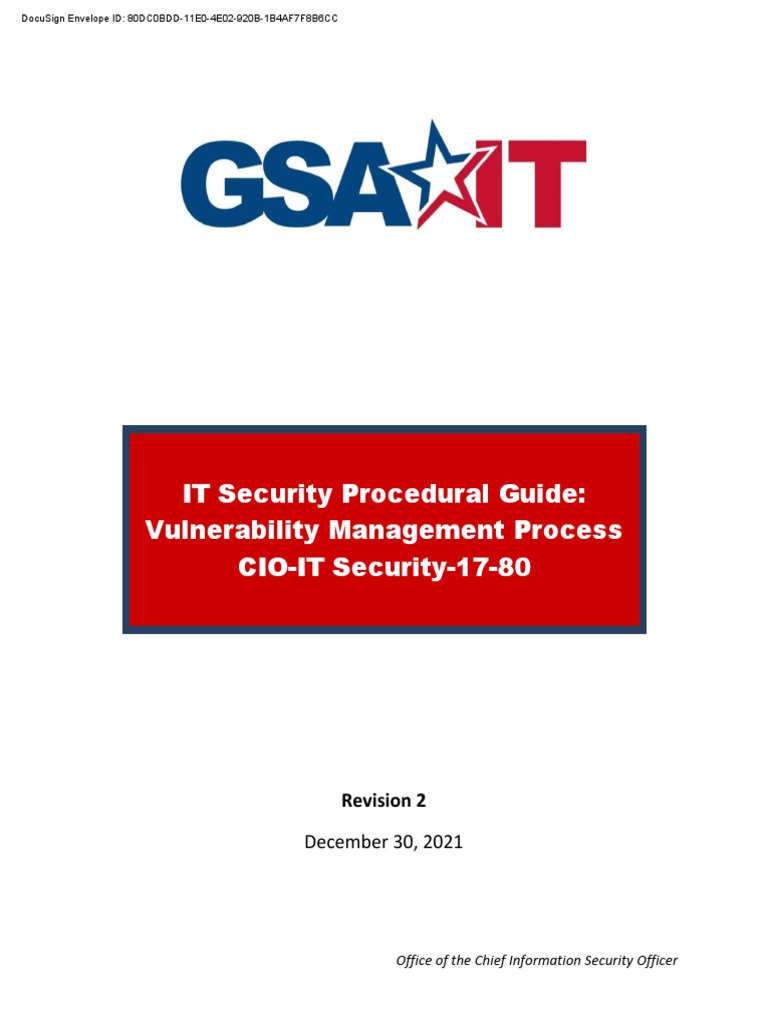 Vulnerability Management Process Pdf Security Computer Security