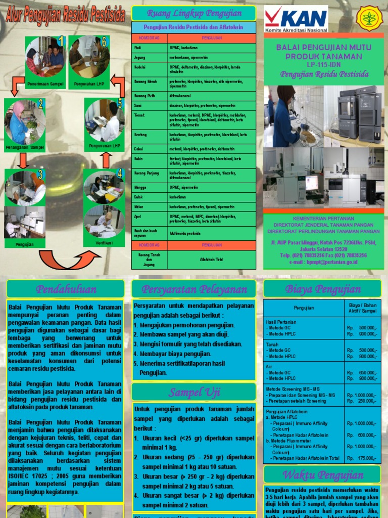 Pengujian Residu Pestisida-Kementan PDF | PDF