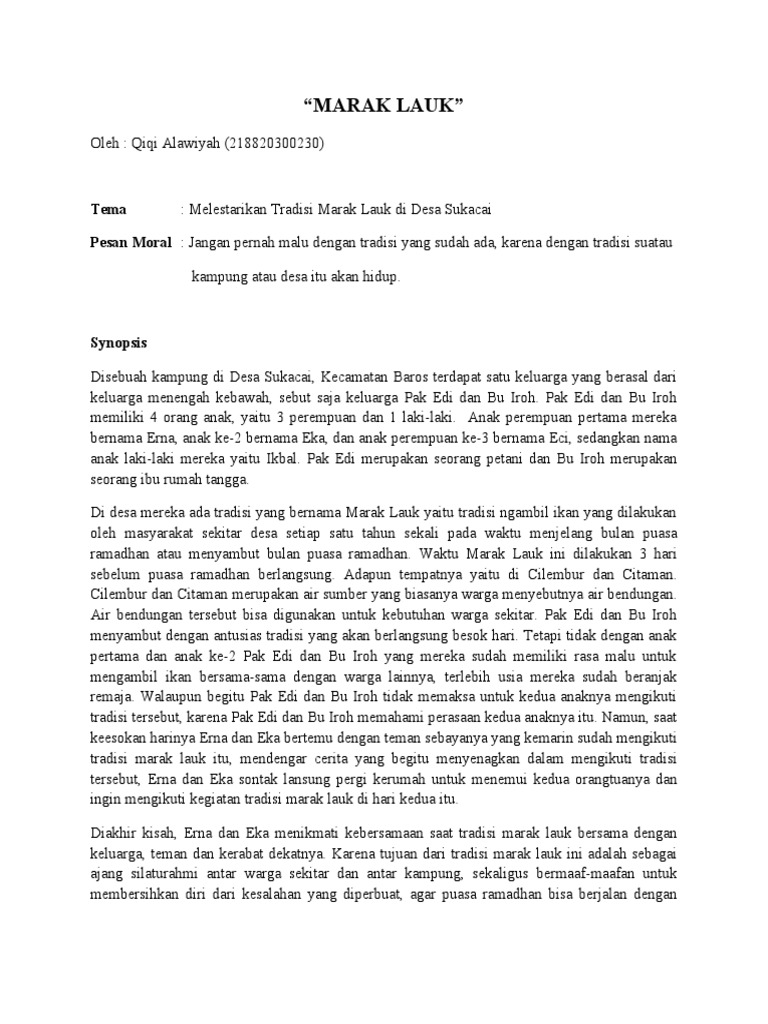 Marak Lauk | PDF