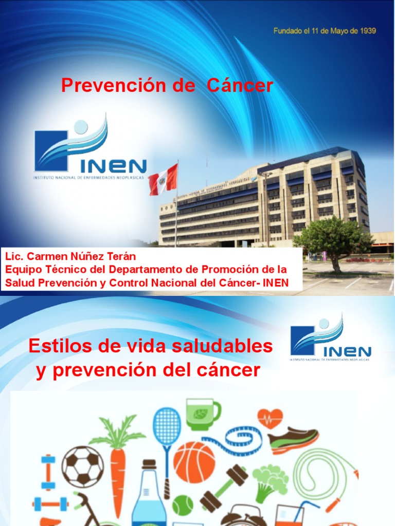 Estilos De Vida Y Prevención Del Cáncer Pdf Cáncer Obesidad