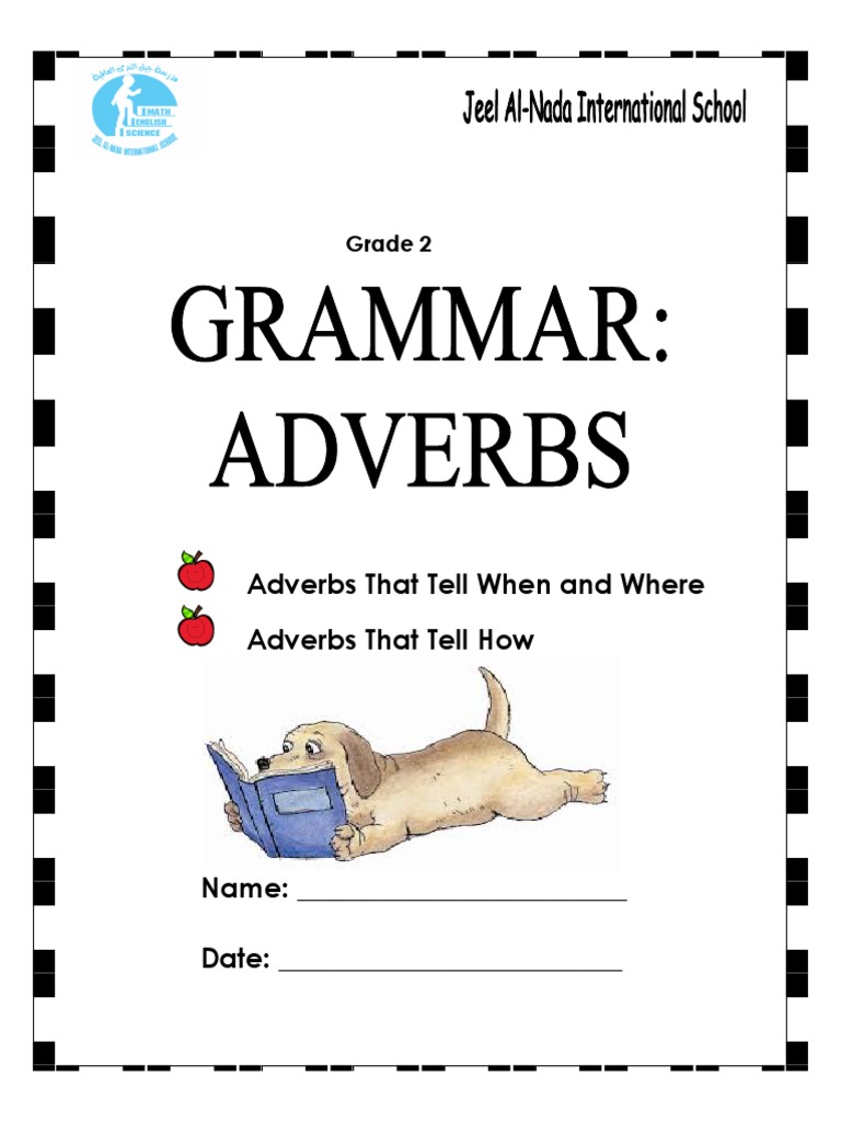 GRADE - 2 - ADVERBS - REVISION - Worksheet 2 | PDF | Adverb