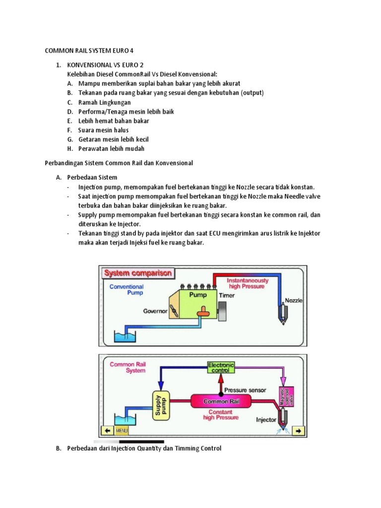 Sistem Common Rail Euro 4 Hino | PDF