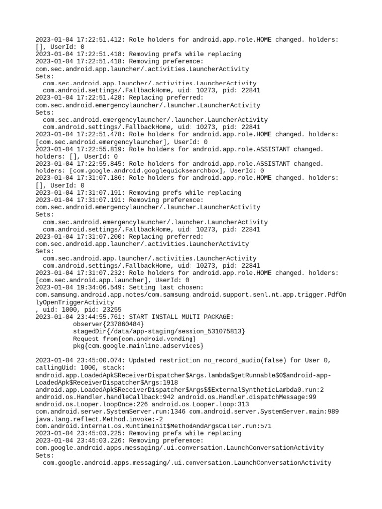 PM Debug Info | PDF | Computer Architecture | Android (Operating System)