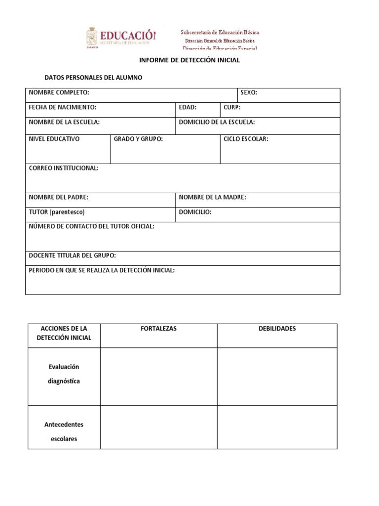 Formatos de Usaer Actualizado | PDF | Evaluación | Educación primaria