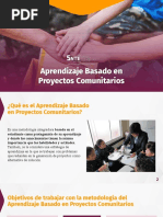 Aprendizaje Basado en Proyectos Comunitarios | PDF | Planificación | Aprendizaje en base a proyectos
