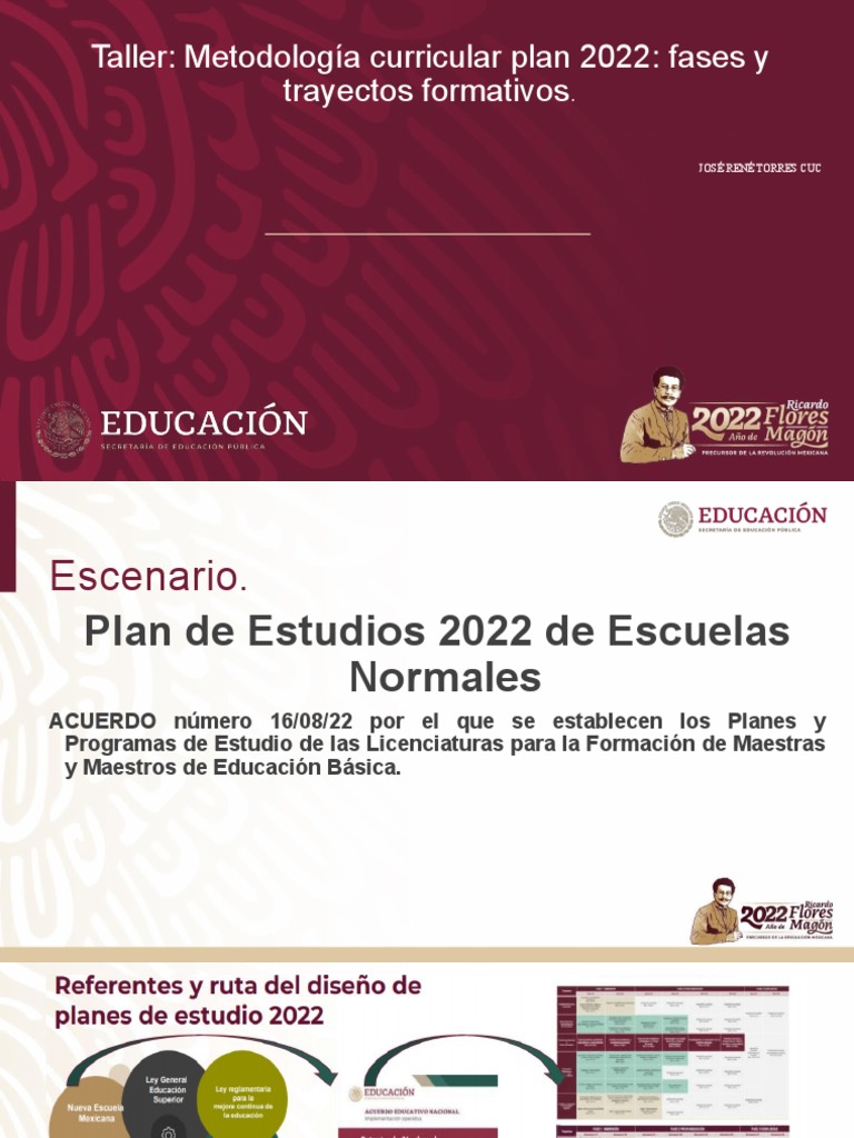 Plan 2022 Normales | PDF | Maestros | Plan de estudios
