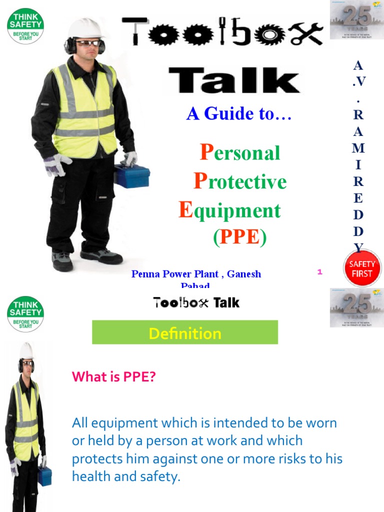 Toolbox Talk | PDF | Personal Protective Equipment | Occupational ...