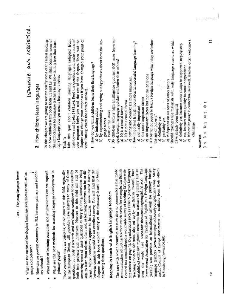 The Primary English Teachers Guide Ch. 2 | PDF