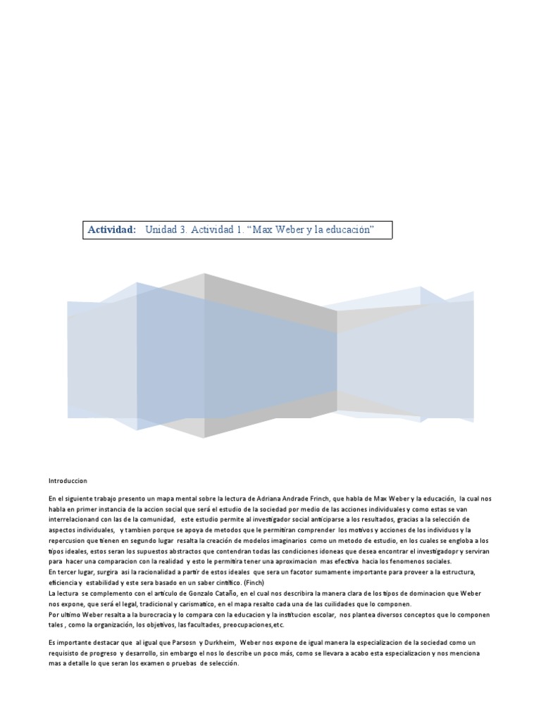 Max Weber | PDF | Max Weber | Sociedad