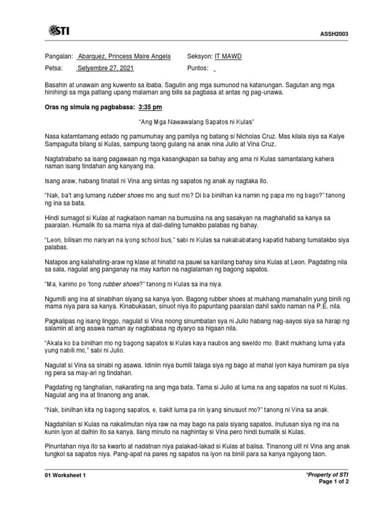 01 eLMS Activity 1 | PDF