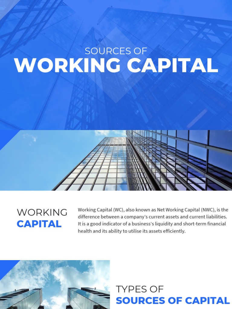 Sources of Working Capital and Implication of Various Committee Reports ...