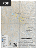 Peta Jalur Pendakian Gunung Gede-Pangrango | PDF