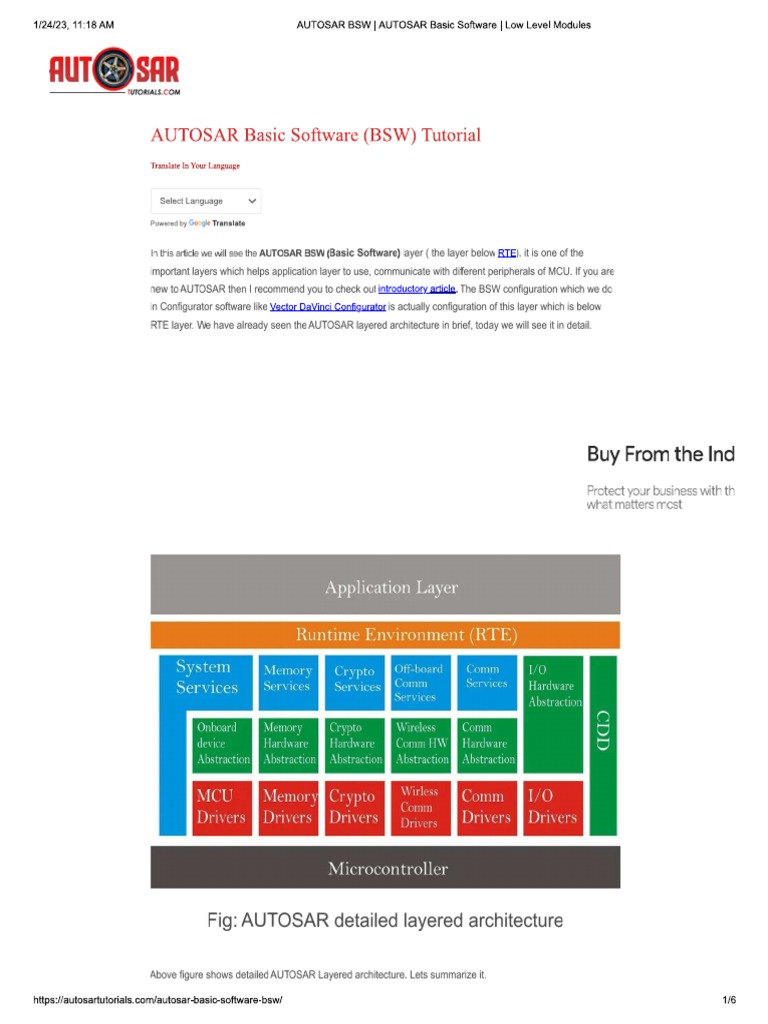 Autosar Tutorial Pdf
