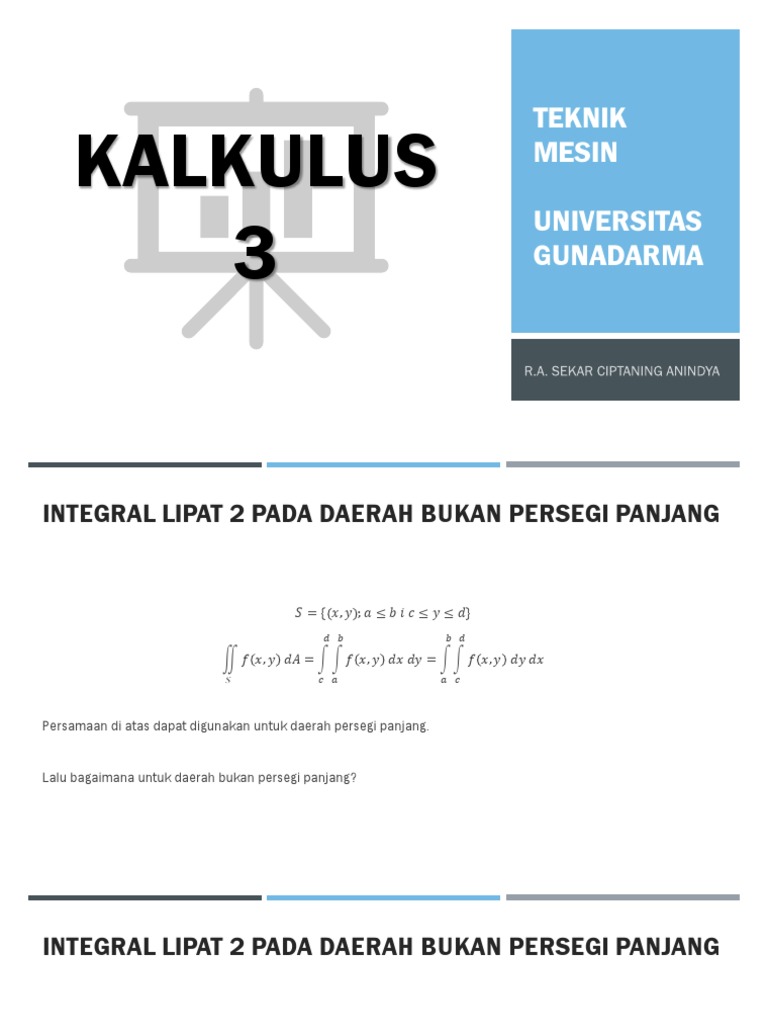 12 - INTEGRAL LIPAT 2 (Bukan Persegi Panjang) | PDF